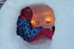 Snow Cave By Candle light | Magnesium Blue