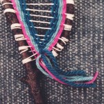 Stick Loom Weaving | Magnesium Blue