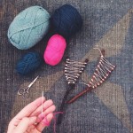 Stick Loom Weaving | Magnesium Blue